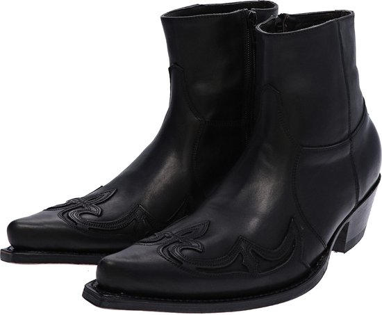 Sendra JAVI LUCA 7783 western enkellaars zwart - 40 EU | bol
