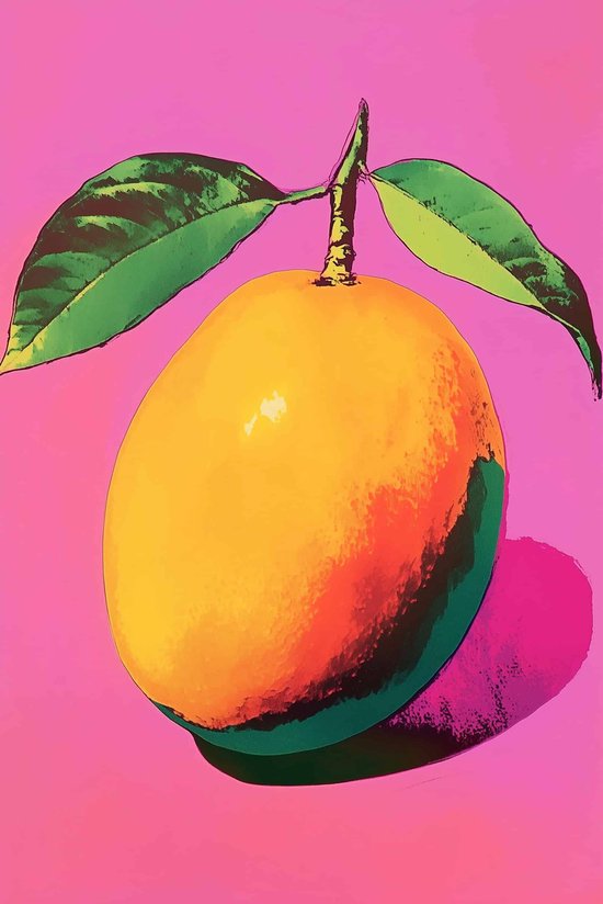Mango Poster | Andy Warhol Geïnspireerd poster | Pop Art Poster | Retro ...