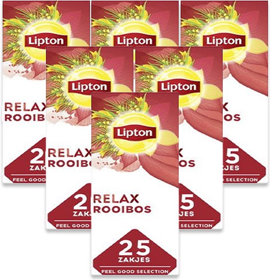 Lipton - Feel Good Selection Rooibos - 6x 25 zakjes | bol