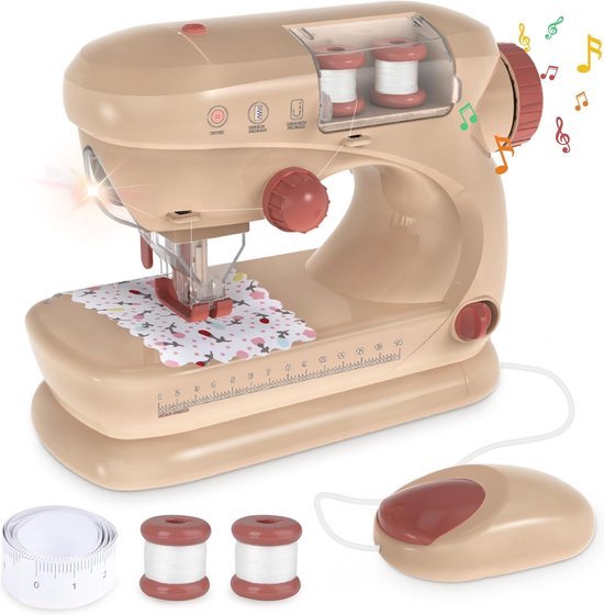 PolkaHome Kinder Naaimachine - Naaimachine voor Beginners & Kinderen - Kindernaaimachine | bol