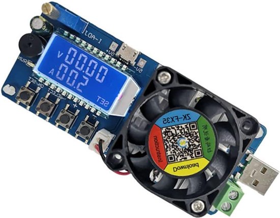 Electronic Load Tester FX35 5A 35W Constant Current USB Power Detector ...