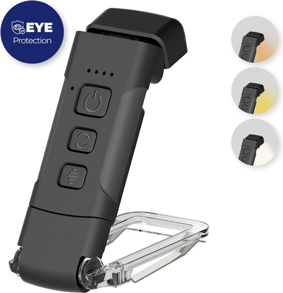 intplus+ Luma Lite Leeslamp - Dimbaar LED Leeslampje met Klem - 80 uur ...