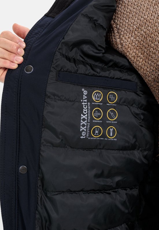 camel active teXXXactive® Softshell parka met reflecterende print - Maat menswear-56 -... | bol