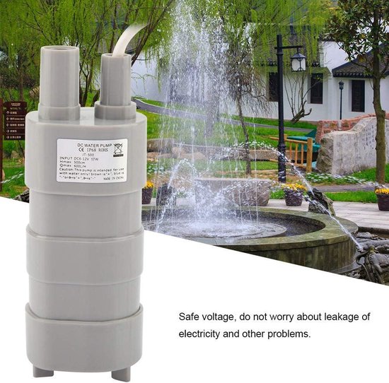 12 V submersible pump with socket for aquarium pool pond garden ...