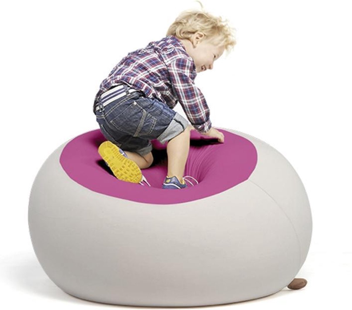 Terapy Stanley Kinder Zitzak - Roze/Grijs | bol