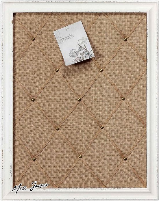 Mrs. Jones Collection Kurkwand notitiebord - Houten frame - 68x525 cm ...