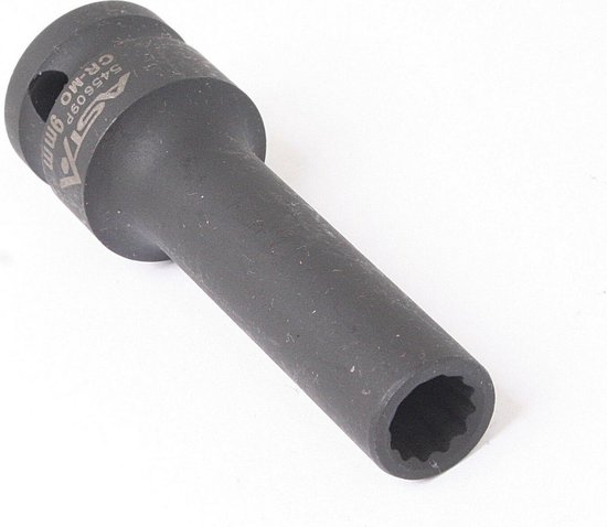 twaalfkant verlengde krachtdop - 9 mm - 1/2 duims aansluiting - slagdop ...