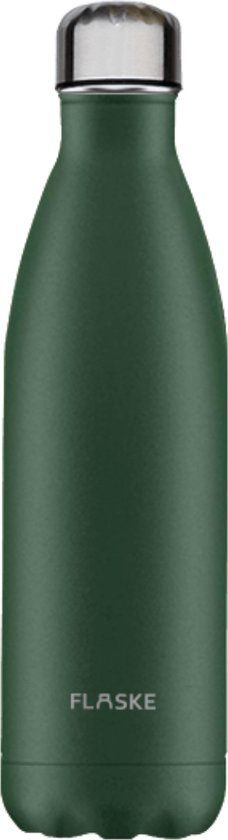 FLASKE Original 1L - Moss - RVS Drinkfles van 1L - Geschikt als ...