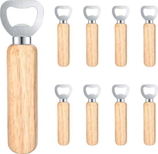 La'Moussawi ® Flessenopener Set van 9 met Houten Handgreep voor ...