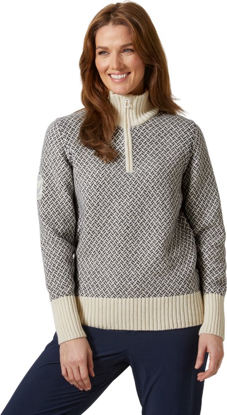 Helly Hansen Arctic Iceland Knit Trui - Dames Sweater - Snow | bol