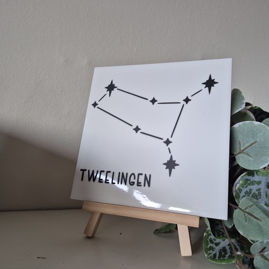 Tegeltje met sterrenbeeld - Tweelingen | bol