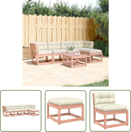 vidaXL Lounge Set Hout - Tuinlounge Set - 5-delige Loungeset met ...