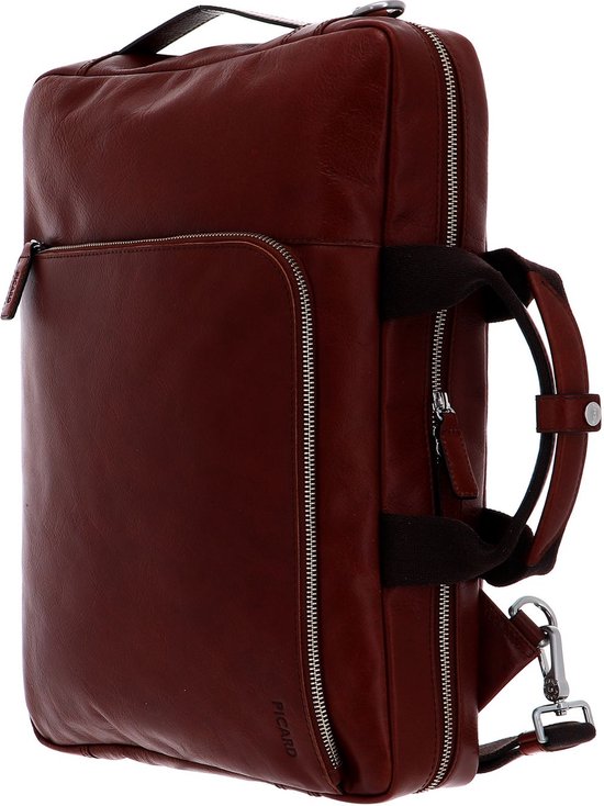 PICARD Leren Business tas Rugzak met laptopvak Buddy Business Bag and ...