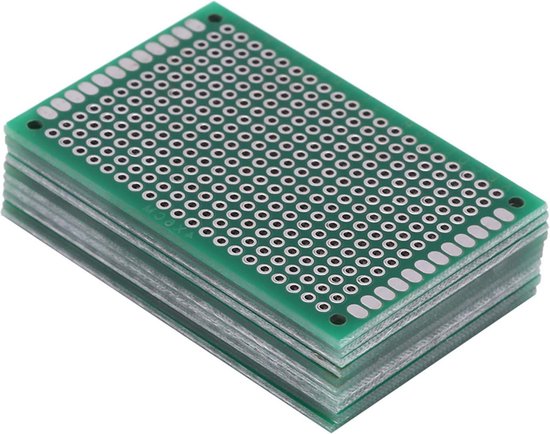 10st 4x6cm dubbelzijdig prototype pcb universele printplaat - doe-het ...