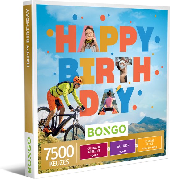 Bongo Bon België - Happy Birthday Cadeaubon - Cadeaukaart : 9900 ...