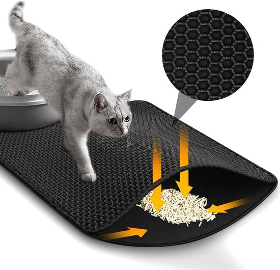 Mat Zand Kat - Zachte Speelmat voor Katten met Antislip Onderkant | bol