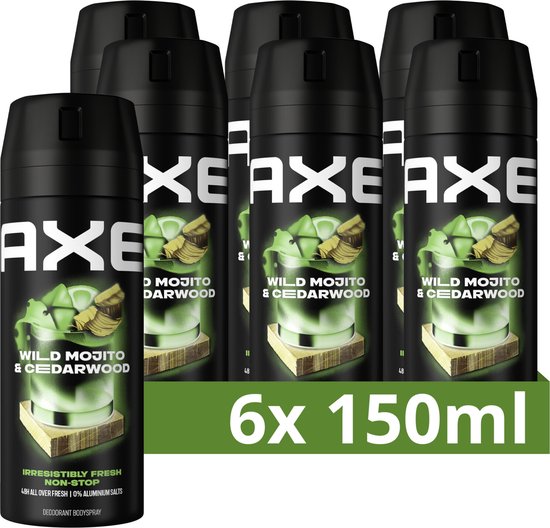 AXE Deodorant Bodyspray - Wild Mojito & Cedarwood - met de ...