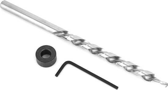 Spiraalboorset 9 mm ronde schacht voor zakgatboor - met moersleutel ...