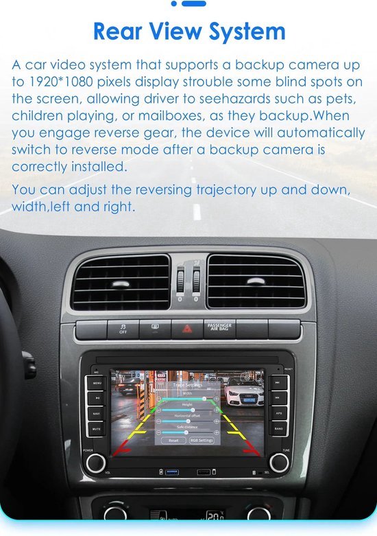 Auto Multimedia Speler - Voor Volkswagen GOLF - 2 Din - 7Inch - MP5 met ...