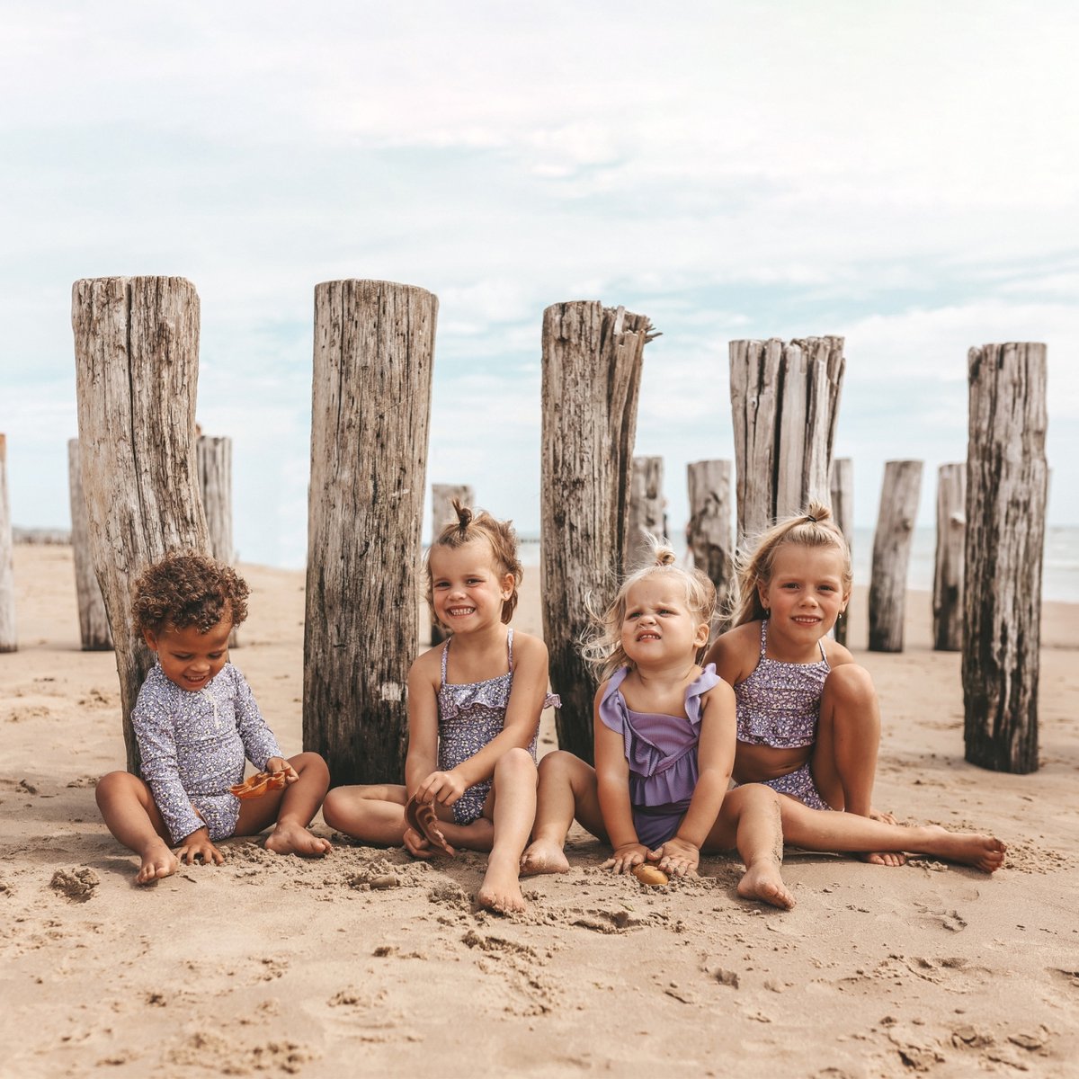 Salted Stories Safi | Flore - Badpak - Badpak meisjes - Uv badpak ...