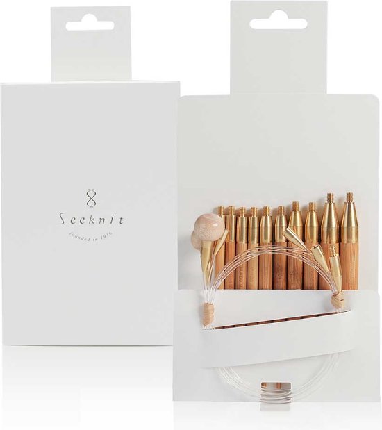 Seeknit Koshitsu verw. rondbreinaaldenset L 10cm wit. | bol