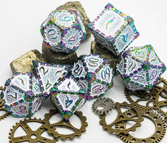 Metal Dice Wit (Dagger of Venom) | bol