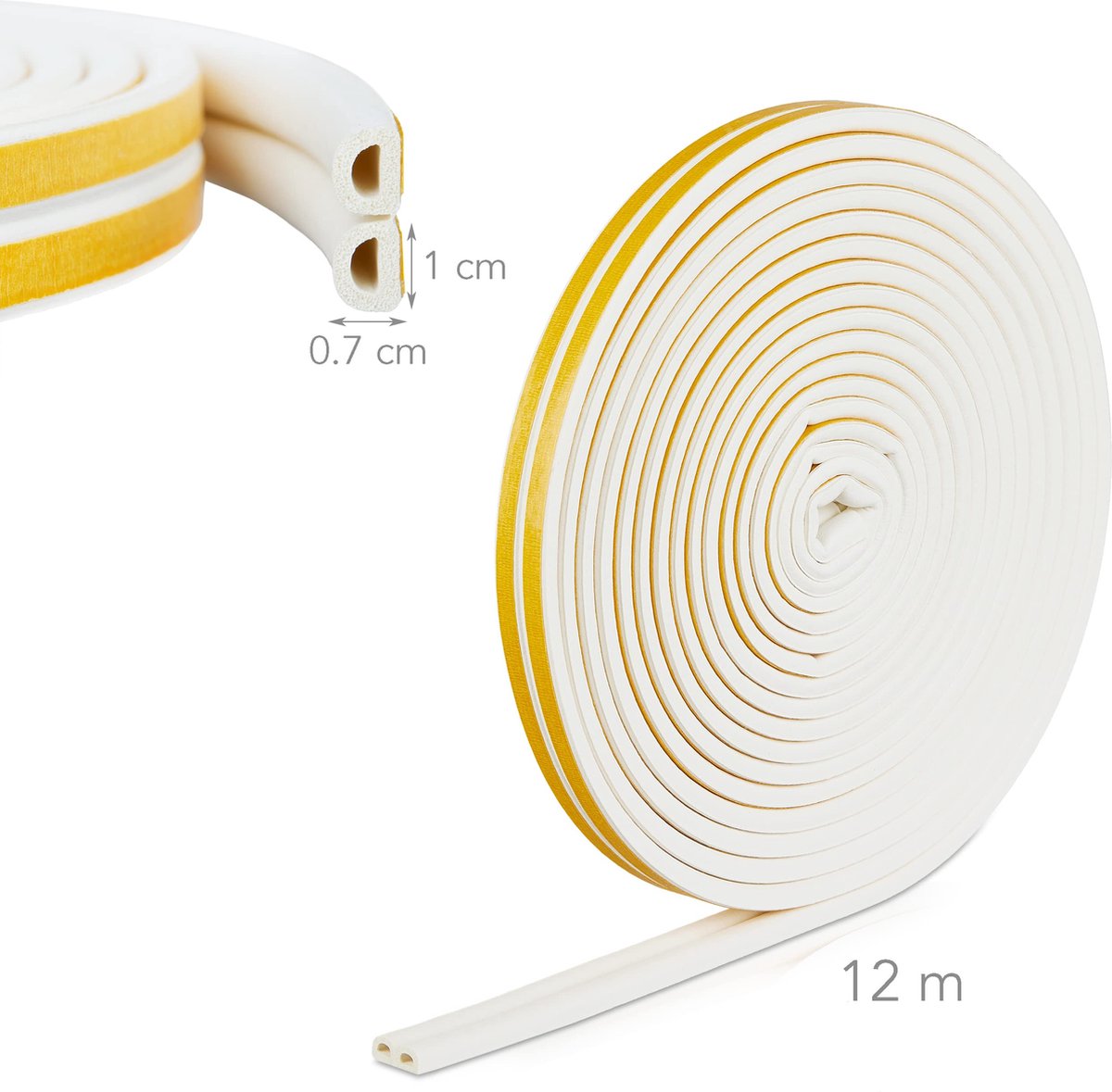 Afdichtingsband Zelfklevend Waterdicht Wit: 12m Premium Afdichtingsband ...