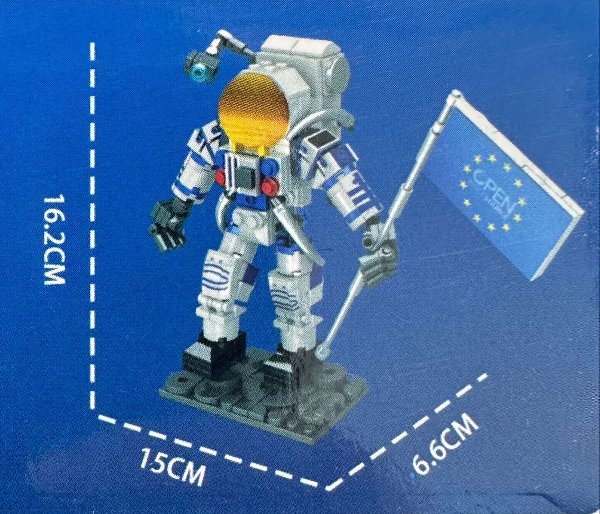 OPEN BRICKS - Rocket Man - astronaut bricks - 230 pieces - 230 stuks ...