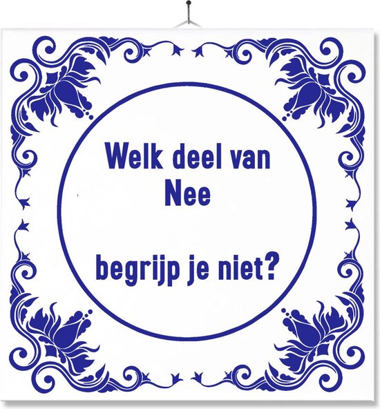 Tegel Met Opdruk | Grappig | Humor | Verjaardag kado | Toilet WC | Welk ...