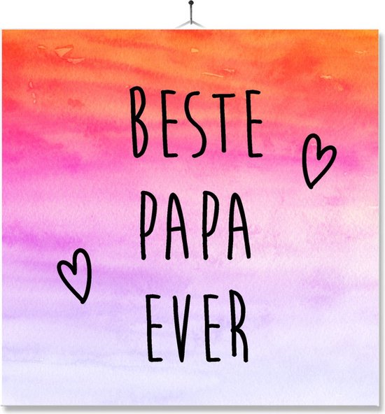 Tegel Met Opdruk | Geschenk | Kado | Beste papa ever | bol