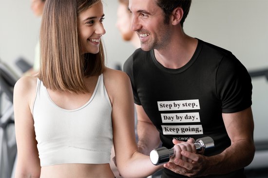 Shirt - Step by step, day by day - Wurban Wear | Grappig shirt ...