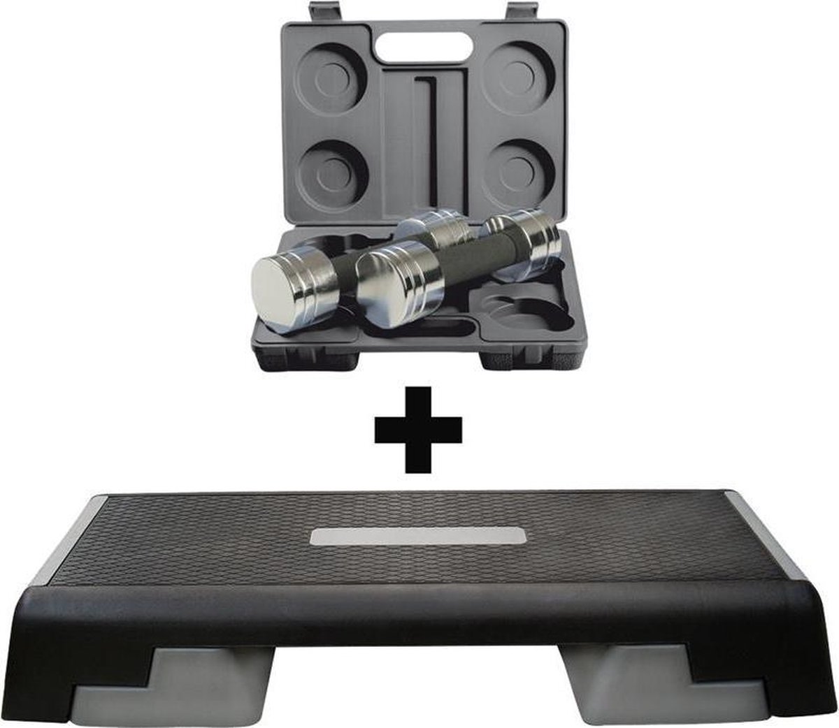 XXL Step met 5 kg Halterset | bol