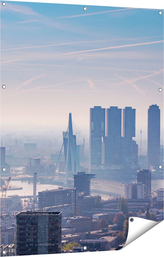 Gards Tuinposter Rotterdamse Skyline - 90x120 cm - Tuindoek ...
