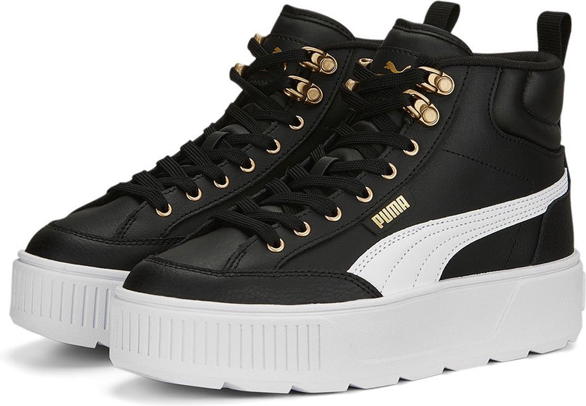 PUMA Karmen Mid Sneakers - Puma Black / Puma White / Pum - Dames - EU ...