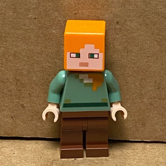 LEGO Minecraft Alex Minifigure - min017 (30432) - Speelgoedbazaar.nl