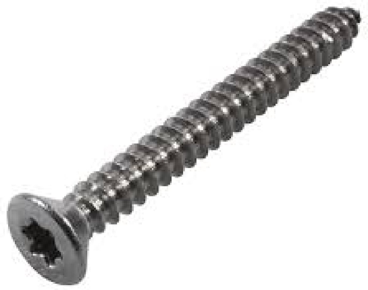 Plaatschroef rvs a4 6,3x38 mm torx platkop din7982 ( a 200 st ) | bol