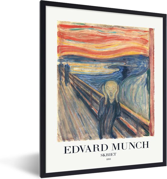 Fotolijst incl. Poster - Schilderij - Schreeuw - Munch - Oude meesters ...