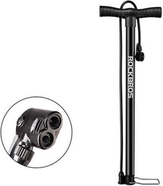 Decopatent® PRO Fietspomp - High Pressure 140 Psi - AV & FV Ventielen - Fietspompen... | bol