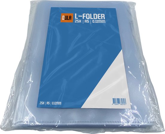 DULA - L-mappen - Insteekmappen - A5 - Transparant - Nerf - 25 stuks ...