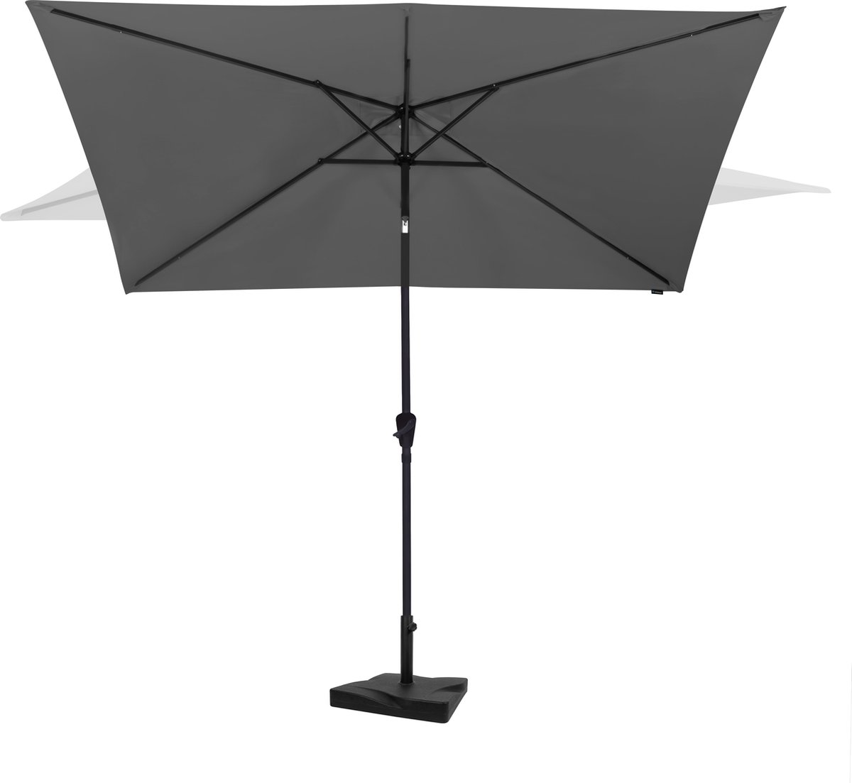 VONROC Premium Parasol Rapallo 200x300cm – Duurzame parasol - combi set ...