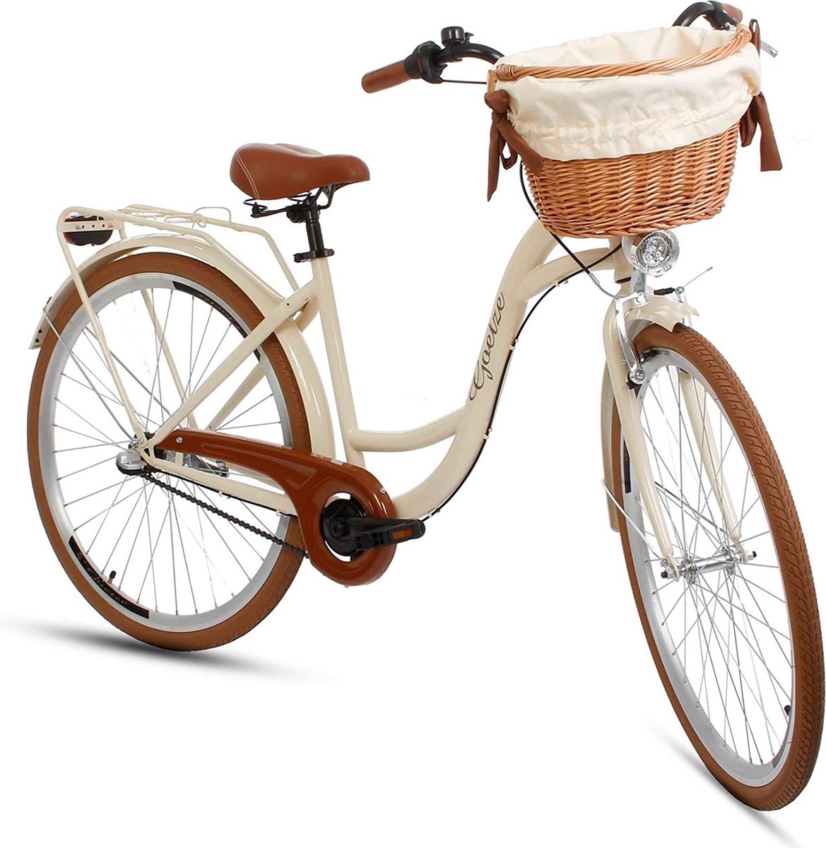 Goetze Style Vintage retro stadsfiets damesfiets hollandwiel 28 inch ...