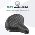 Voltano Drifter Fietszadel - Zwart - Met Zadelstrop - Breed Zadel ...