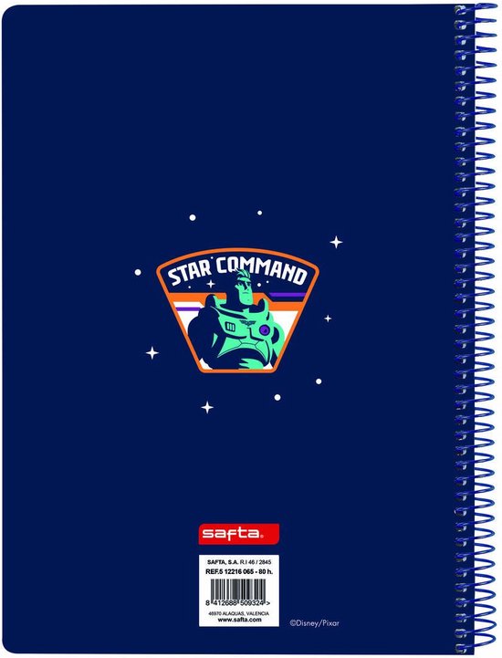 Boek over Ringen Buzz Lightyear Marineblauw A5 | bol