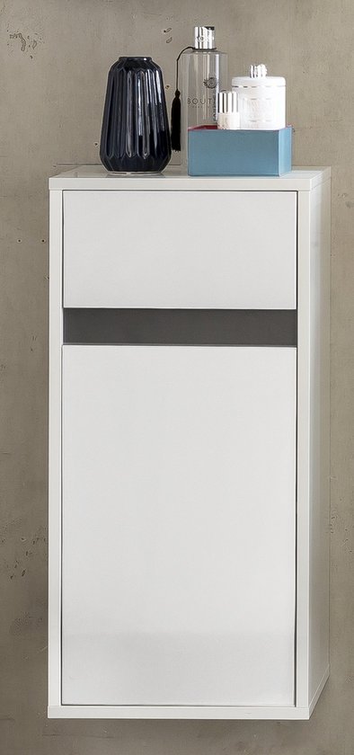 Trendteam - Wandkast - met - lade - Sol - wit | bol