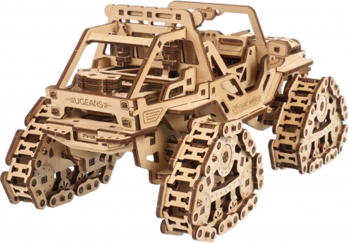 UGears modelbouw hout Off-Road terreinwagen 4x4 | bol.com