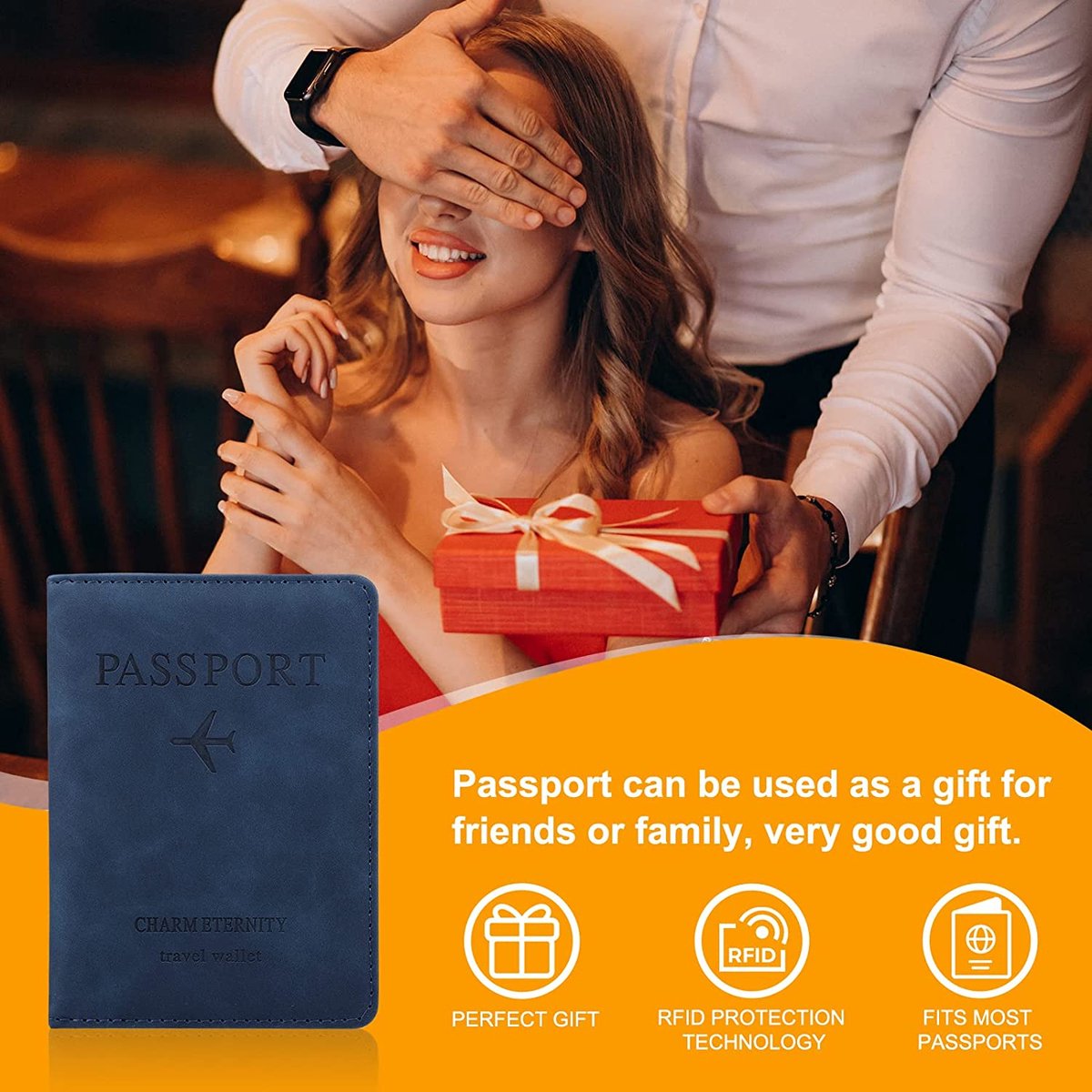 Plugstore - Coolzon Paspoorthoes, kunstleer, paspoorthoes met RFID ...