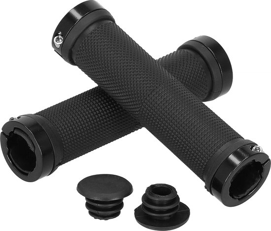 Springos Handvatten Fiets - Handvatten - 13 cm - Zwart | bol