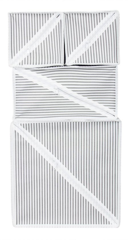 4 stuks Opbergbox - Organizer voor Kleding - Kledingverdeler ...