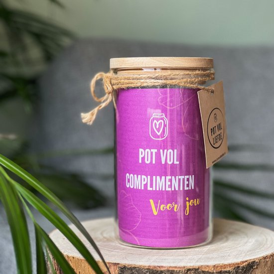 Pot Vol Complimenten - kleur paars | bol.com