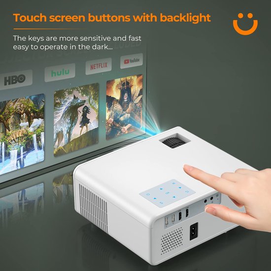 Yaber Pro Y9 - 9800LM - Hd Projector - 5G Wifi Bluetooth - 4K Video ...